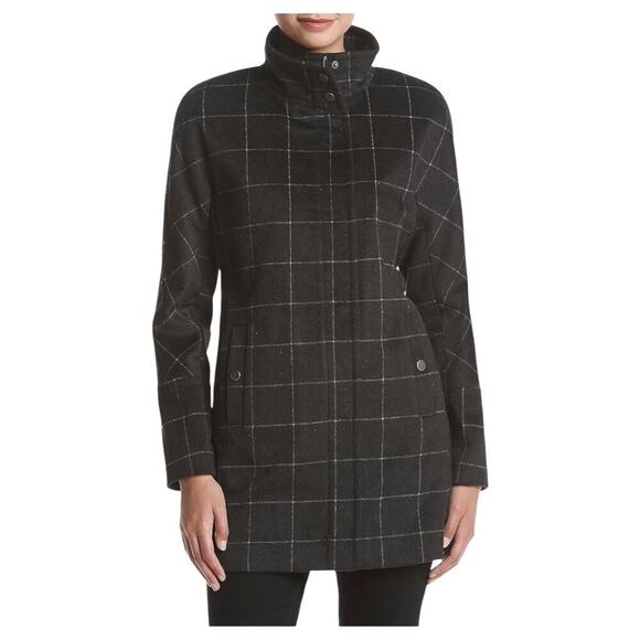 Lucky Brand | Jackets & Coats | Lucky Brand Womens Windownpane High ...